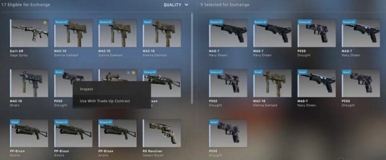 CS2 Trade up Contracts Full Guide