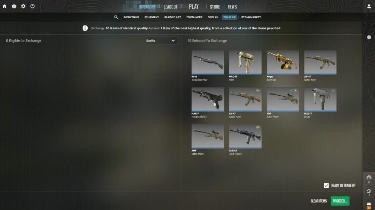 CS2 Trade up Contracts Full Guide