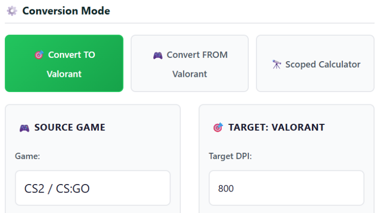 CS2 to Valorant Sens Converter How to Match Your Sensitivity