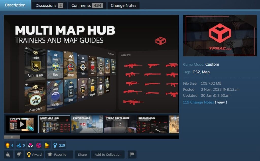 Movement Hub CS2 Best Workshop Maps for Better Movement