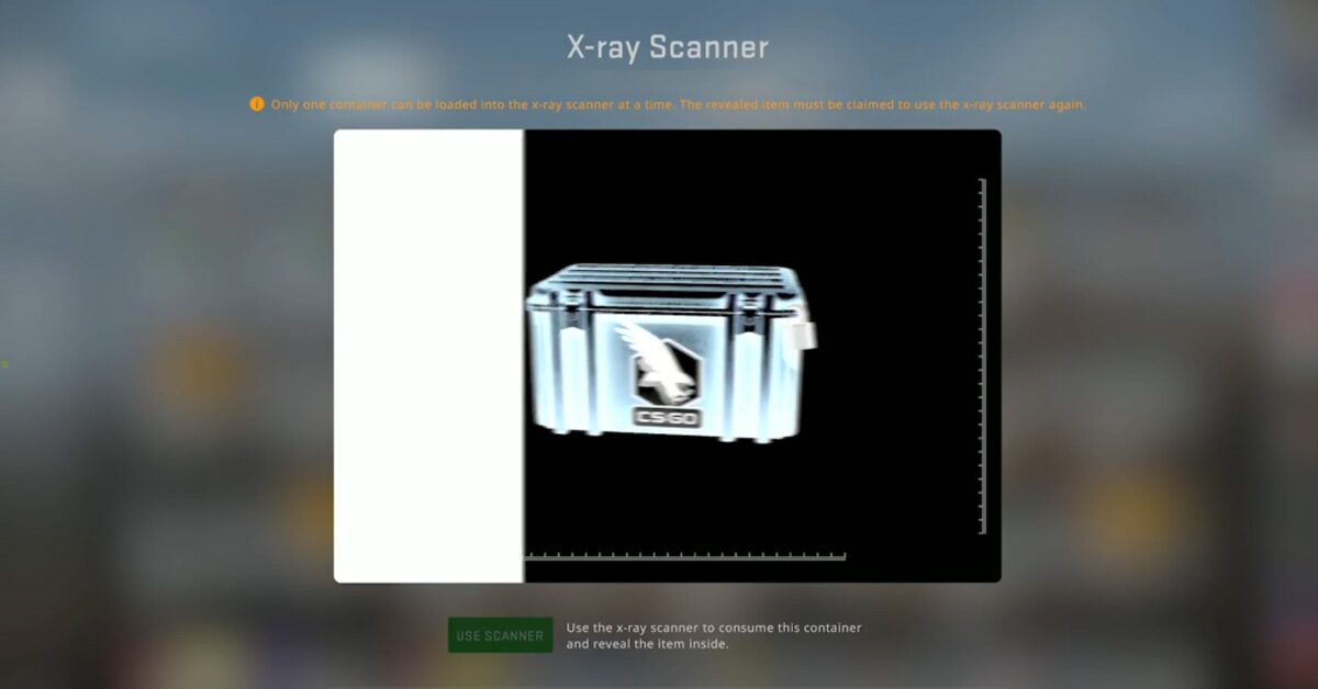 X-Ray Scanner for Cases Introduced in CS2 in Germany