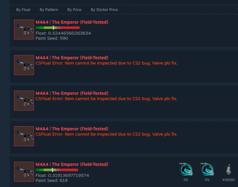 CSFloat Item Cannot Be Inspected Due to CS2 Bug (Fix Guide)